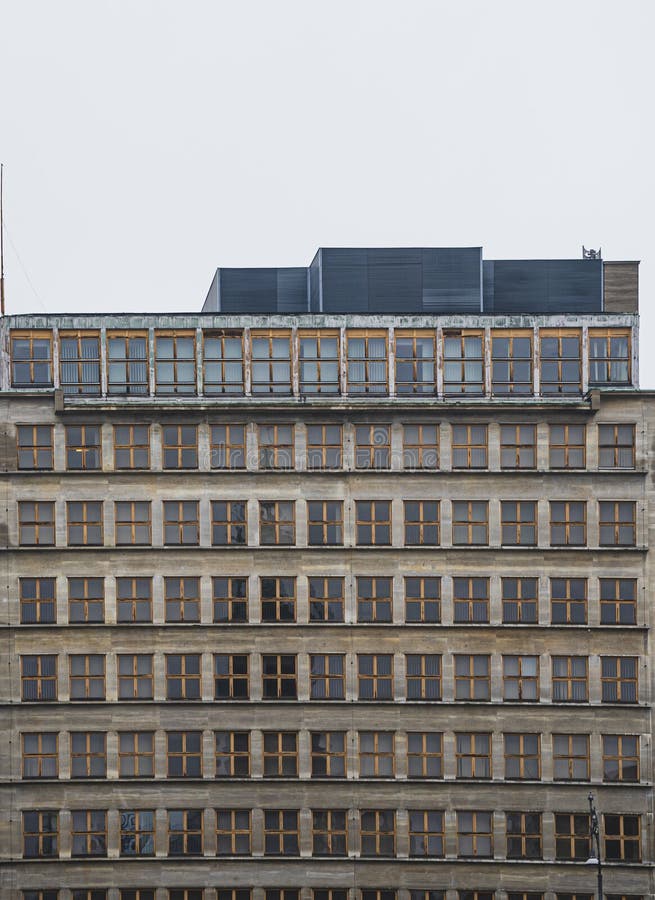 Detail of a Facade of Modern Architecture Stock Photo - Image of detail ...