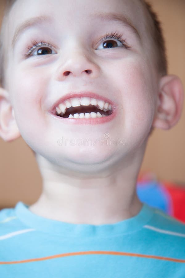 Detail of face boy at home stock photo. Image of lucky - 43185604