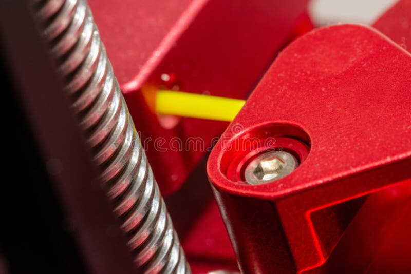 Detail of Filament Guide of Modern 3D Printer. Stock Image - Image of ...