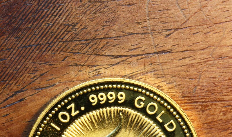 Detail of a fine gold coin stock photo. Image of luxurious - 67121050