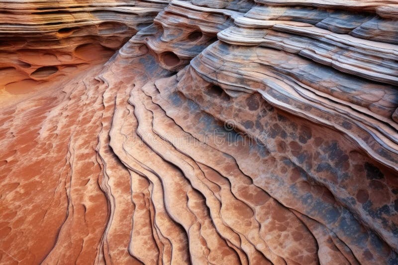 Detail of Fine Patterns in Sandstone Formation Stock Photo - Image of ...
