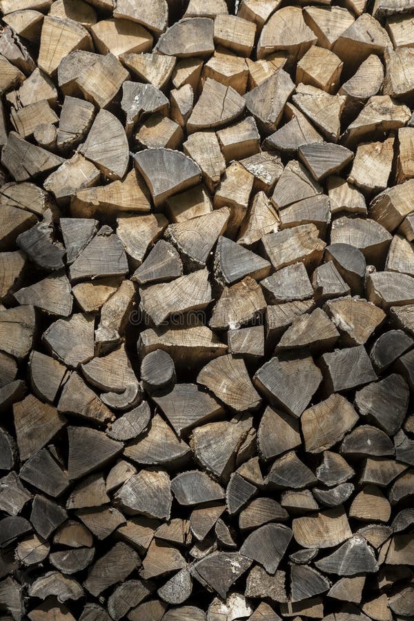Detail of fire wood stack stock photo. Image of preparation - 291337502