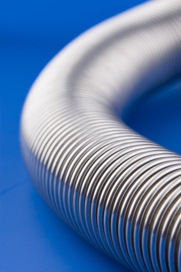 Detail of flexible tube stock photo. Image of silver, hoover - 6528666