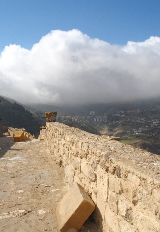 Detail of Fortress of Kerak Stock Photo - Image of ancient, highway ...