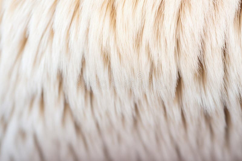 Detail of Foxs White Fur Pattern and Textures Stock Illustration ...