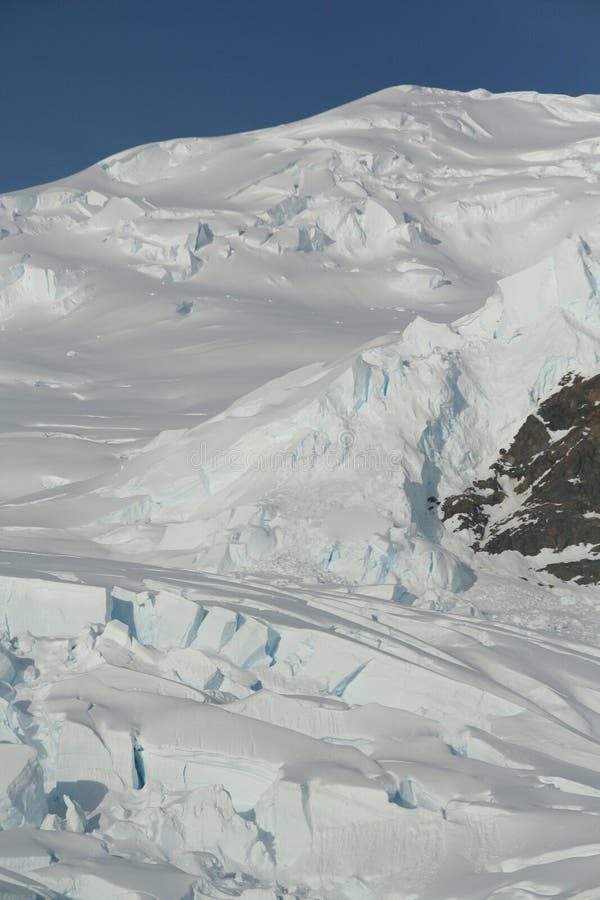 Detail. Gletsjer icefall, stock foto. Image of gletsjer - 10756252