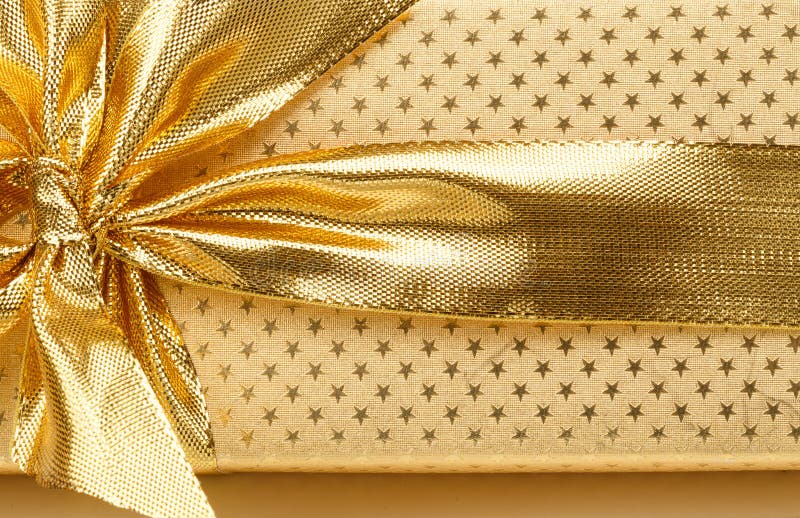 Golden christmas cracker stock photo. Image of foil, xmas - 51170