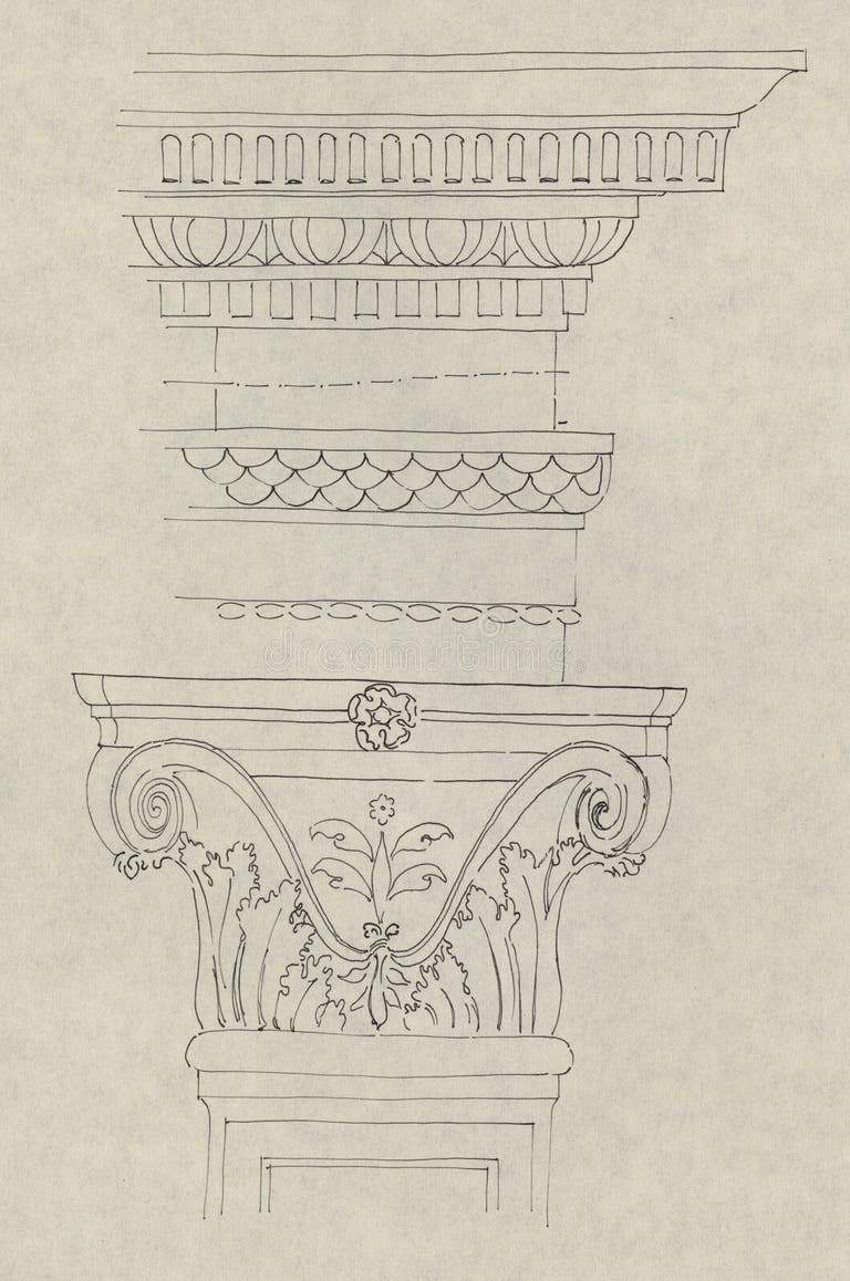 Detail Gothic Column Stock Illustrations – 135 Detail Gothic Column ...