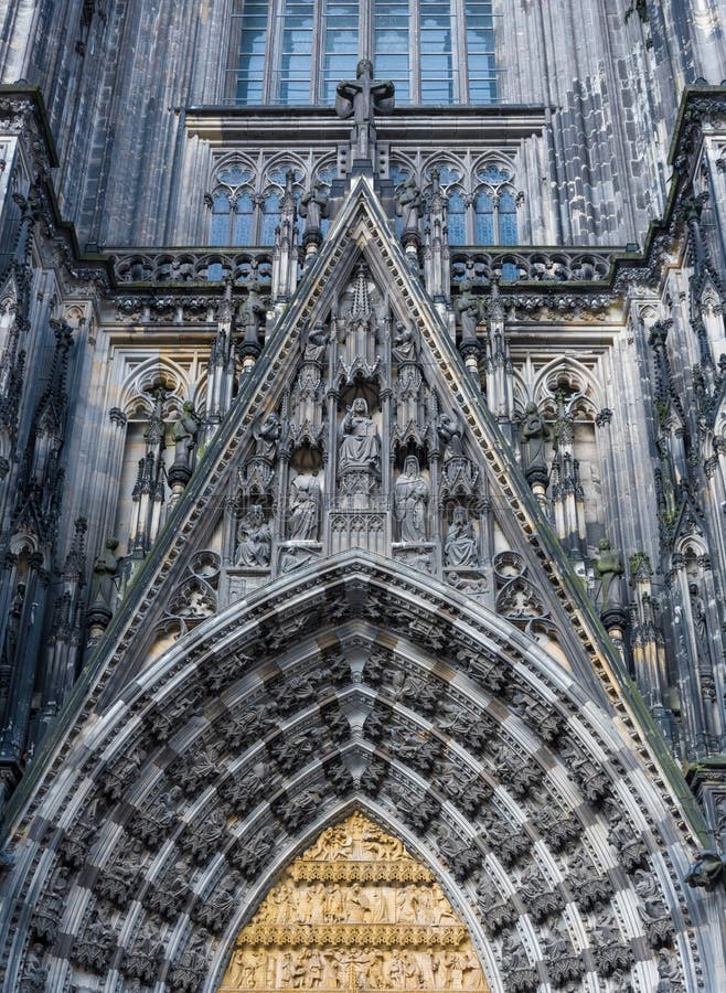 Detail of Gothic Dome of Cologne Cathedral in Cologne Stock Photo ...