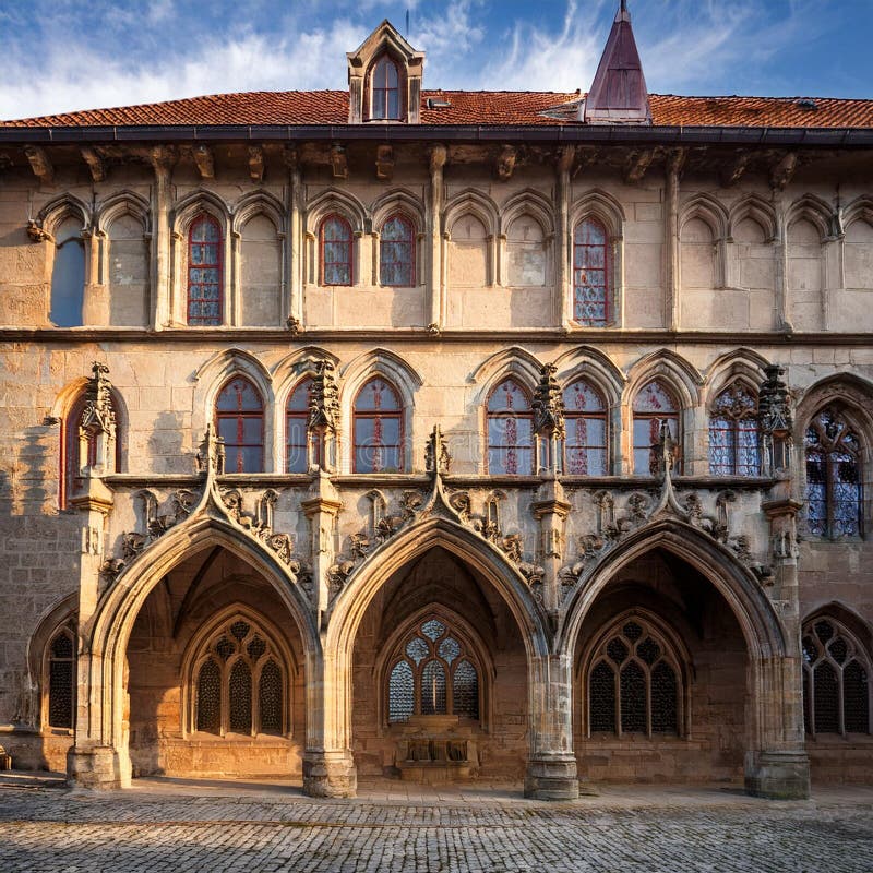 Gothic Window, AI Generated Stock Illustration - Illustration of ...