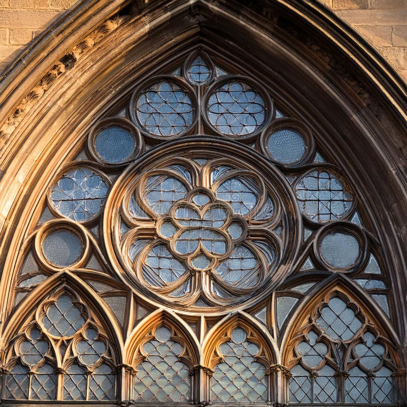 Gothic Window, AI Generated Stock Illustration - Illustration of window ...