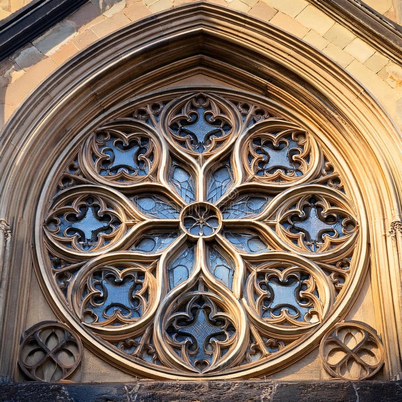 Gothic Window, AI Generated Stock Illustration - Illustration of ...