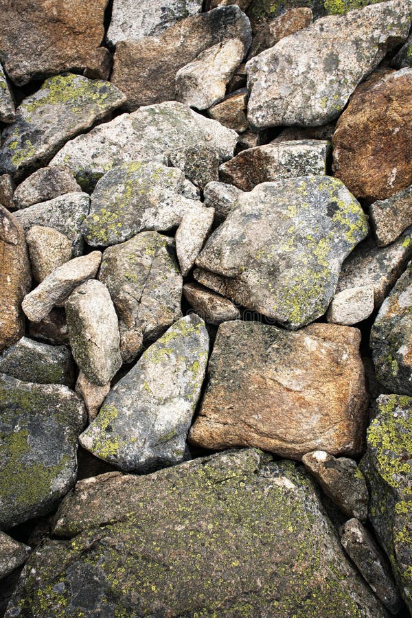 Detail of Granite Stones on a Rubble Field Stock Photo - Image of ...