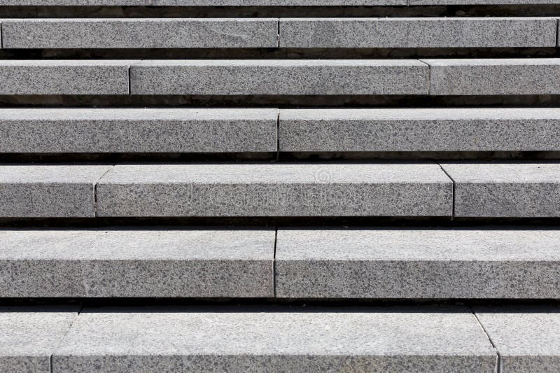 Detail of Gray Granite Stairs Stock Photo - Image of granite, close ...