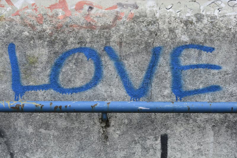 Graffiti stock photo. Image of wall, spray, lettering - 234056410