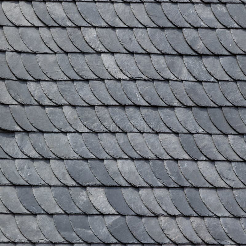 Detail of Grey Slate Roofing Stock Image - Image of traditional ...
