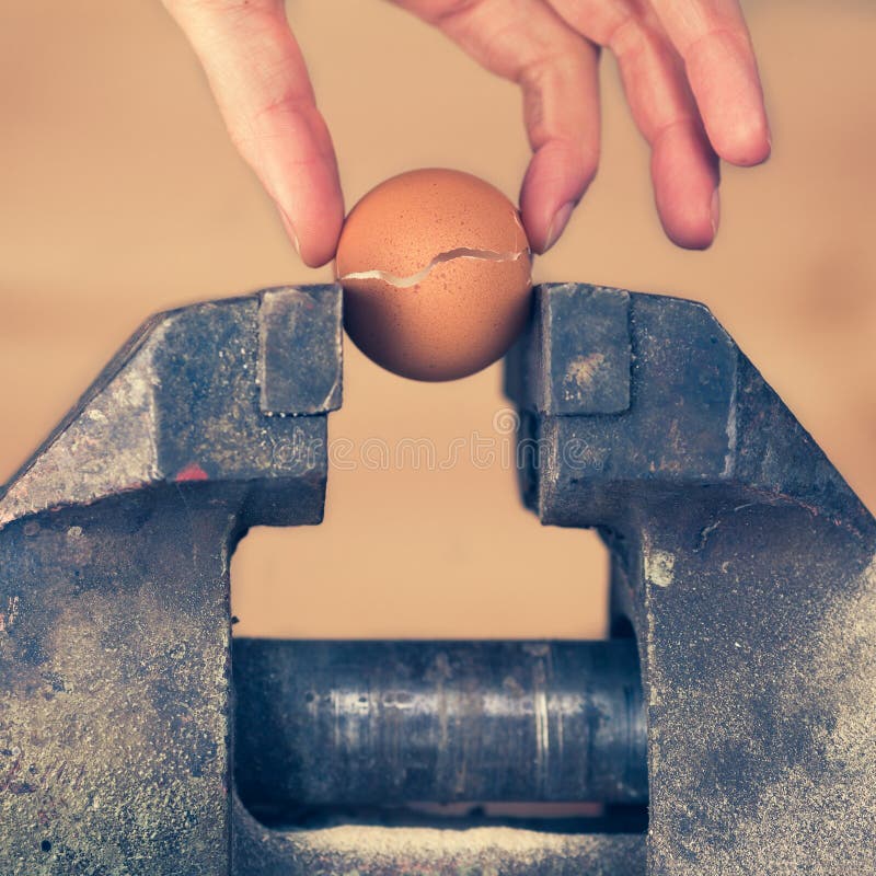 Detail of Hand Taking Apart a Cracked Egg by Vice Stock Photo - Image ...