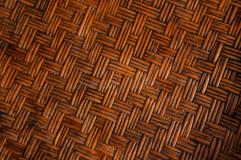 Detail Handcraft Bamboo Weaving Texture Background Stock Image - Image ...