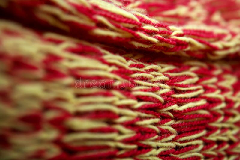 Detail of the Handmade Knitting Texture Stock Photo - Image of fiber ...