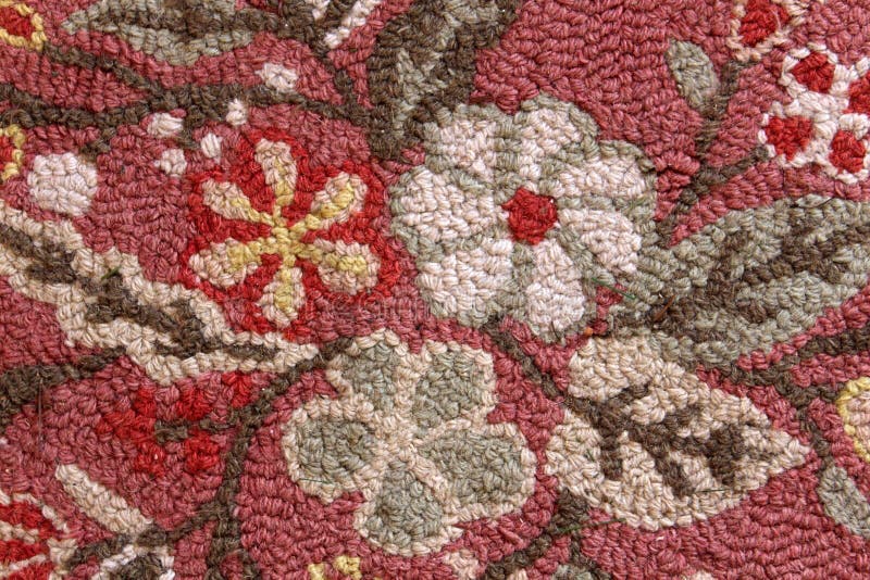 Detail of Handmade Wool Area Rug Stock Image - Image of detail ...