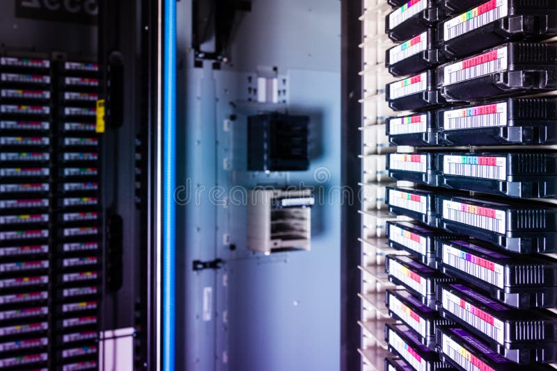 Detail of hard disk array stock photo. Image of datacenter - 203764158