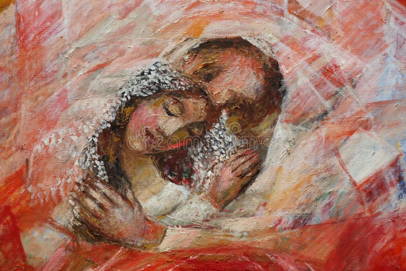 Detail of High Altar by Sieger Koder in St. Joseph`s Church in Bad ...