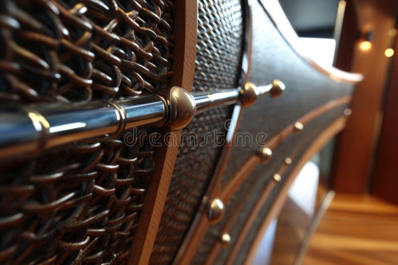 Detail of High-end Materials Used in Yacht Construction Stock Image ...