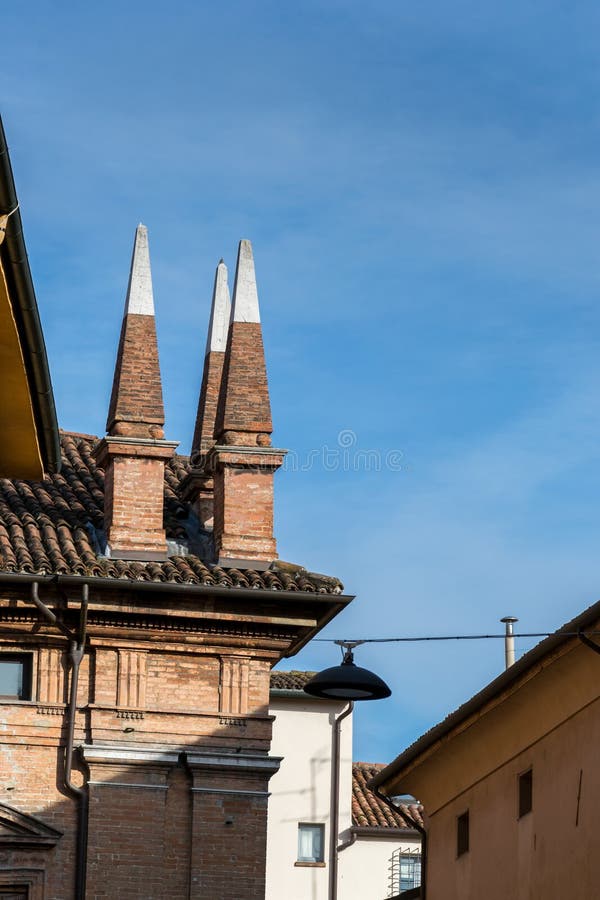 Detail of an Historic Building in Italy Stock Image - Image of ...