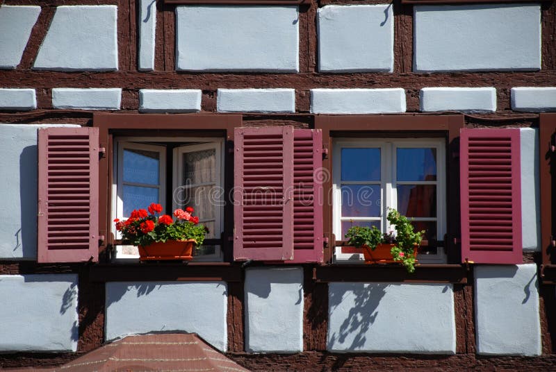 Historic German row houses stock photo. Image of architecture - 2168454