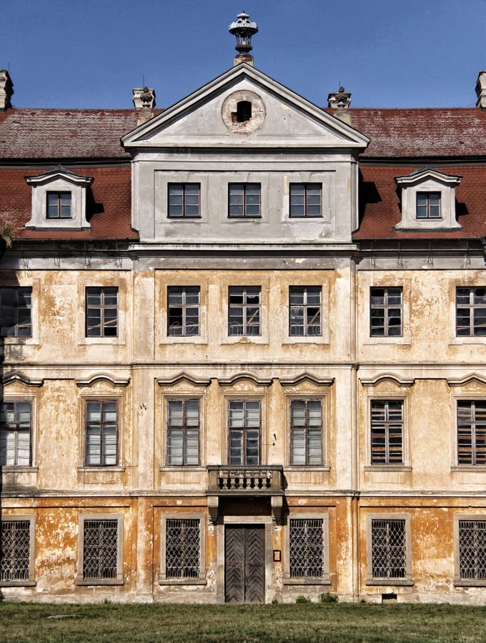 Detail of Horin Castle Palace Facade Stock Image - Image of history ...