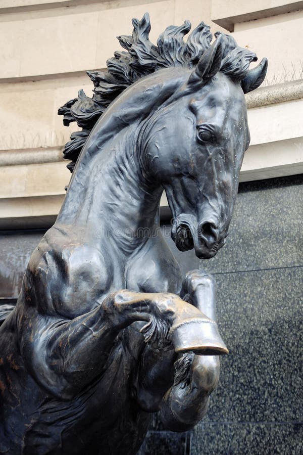 Detail the Horses of Helios Stock Photo - Image of helios, statues ...