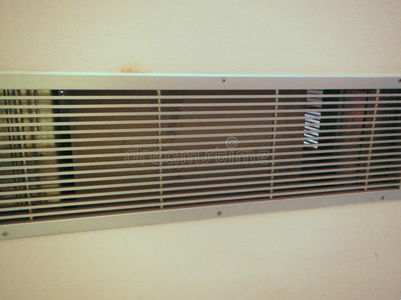 Detail of an Indoor Ventilation Grid Stock Photo - Image of interior ...