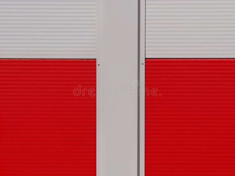 Detail of Industrial Building Wall Stock Image - Image of durable ...