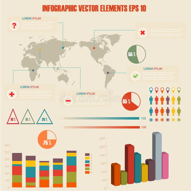 Detail Infographic Illustration. Stock Vector - Illustration of rate ...