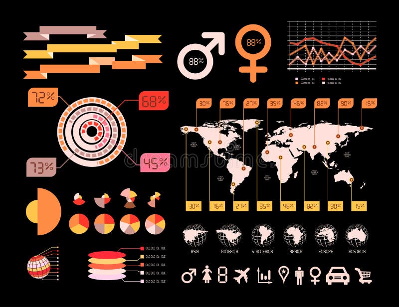 Detail infographic stock vector. Illustration of chart - 24633080
