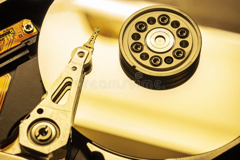Hard disk reading head 15 stock image. Image of database - 176892675