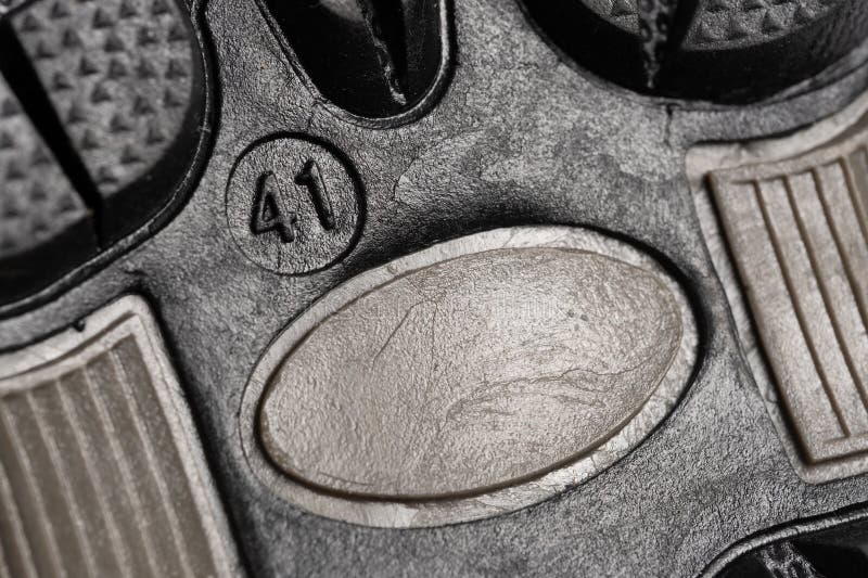 Detail of Inside Size 41 Sports Shoe Stock Photo - Image of footbed ...