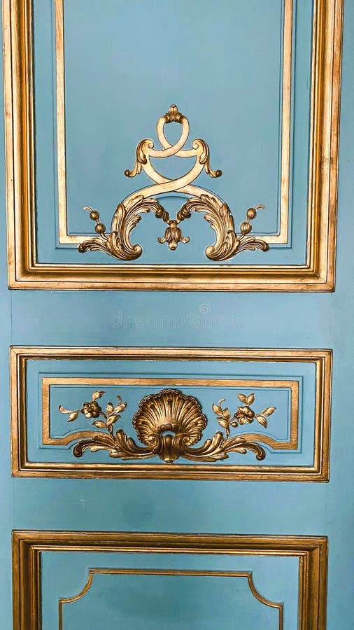 Detail of the Interior. Beautiful Piece of Wall Design. Stock Image ...