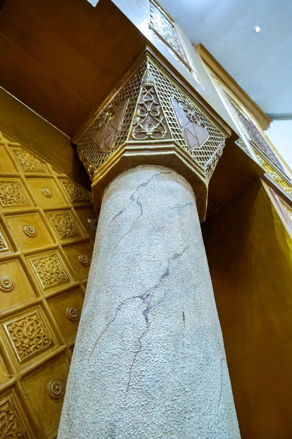 Detail of the Interior Design Inside the Mosque Stock Image - Image of ...