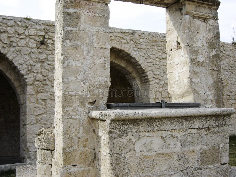 Detail of the Interior Structure of a Monastery Stock Image - Image of ...