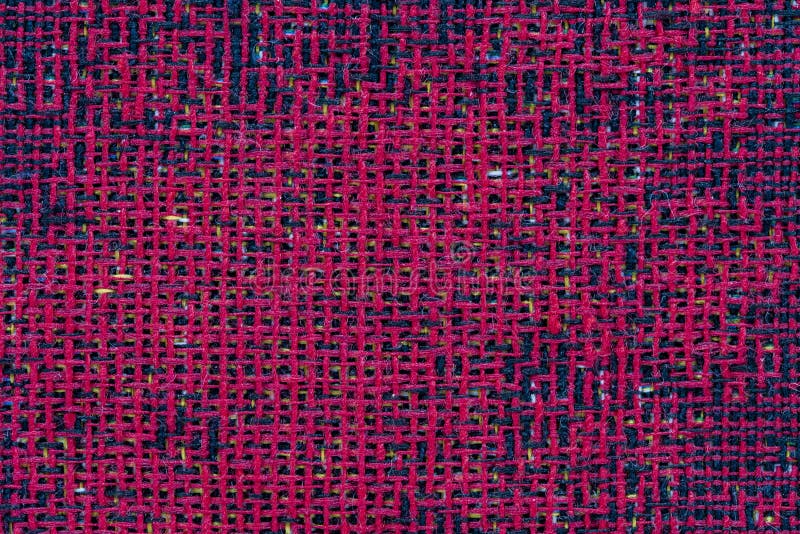 Detail of the Intertwined Colored Threads that Form a Fabric Stock ...