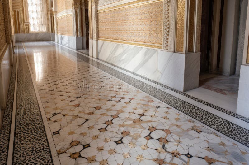 Detail of the Intricate Lines and Patterns in Marble Floors Stock ...