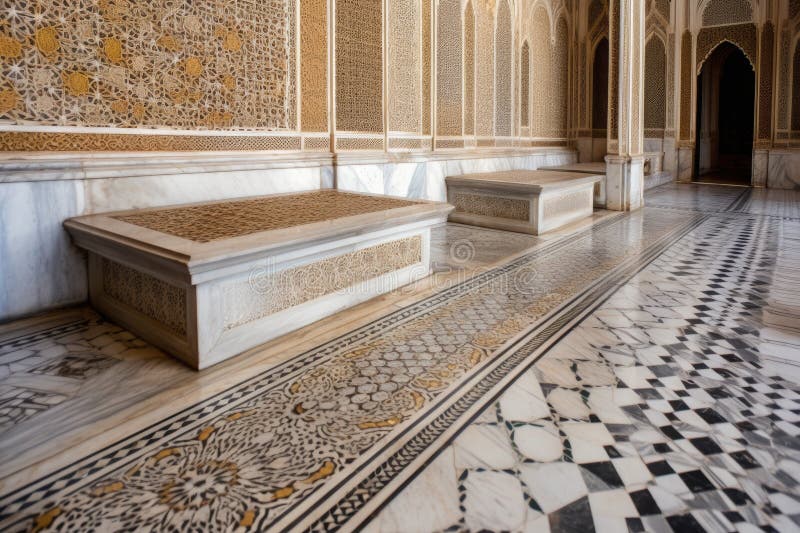 Detail of the Intricate Lines and Patterns in Marble Floors Stock ...