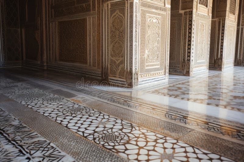 Detail of the Intricate Lines and Patterns in Marble Floors Stock ...