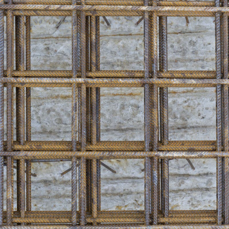 Detail of Rod for Reinforcement of the Base Plate Stock Image - Image ...