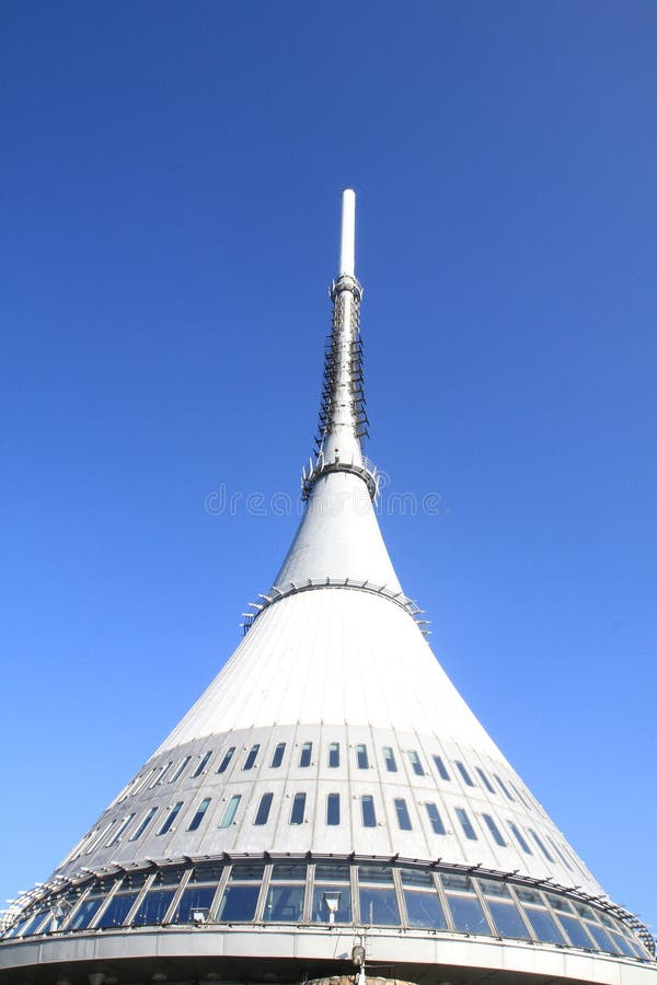 Detail of jested tower stock image. Image of tower, signal - 118323531