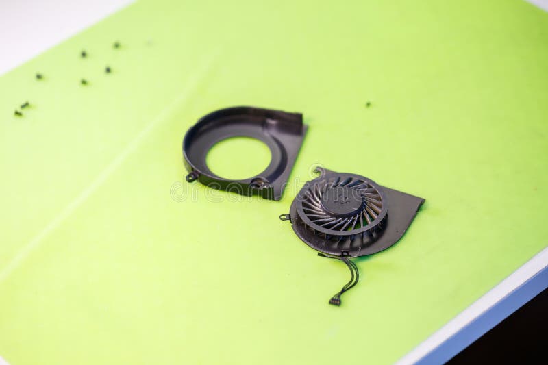 Detail for Laptop Cooling. Cooling Cooler from the Computer. Laptop ...