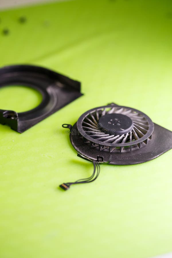 Detail for Laptop Cooling. Cooling Cooler from the Computer. Laptop ...