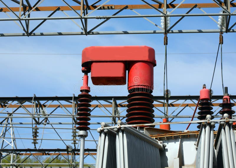 Detail of the Large Device Called Automatic Voltage Regulator of an ...