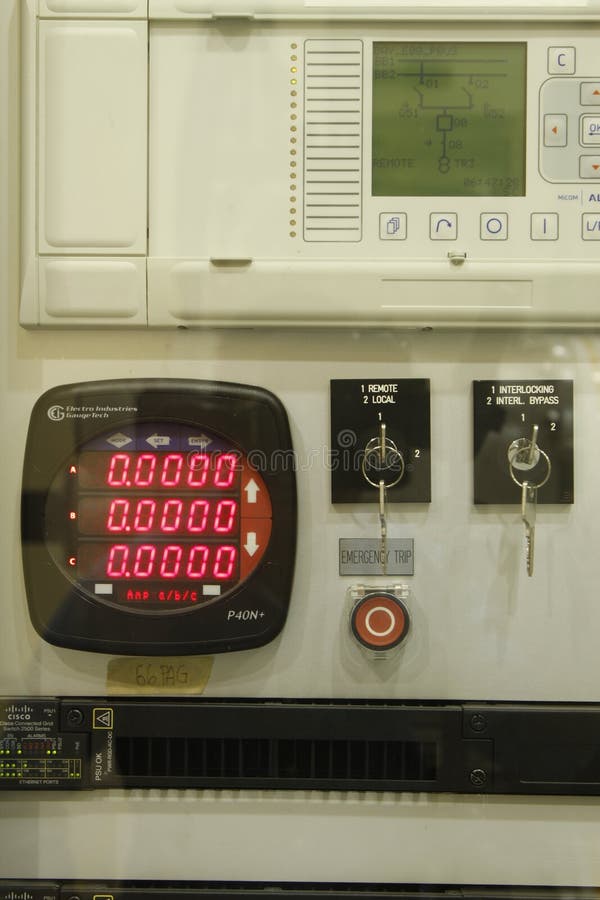 Detail of a Large Transformer at an Indoor Power Station Stock Image ...